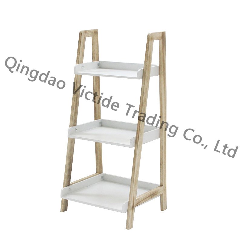 3 Tier Bamboo Ladder Storage Unit