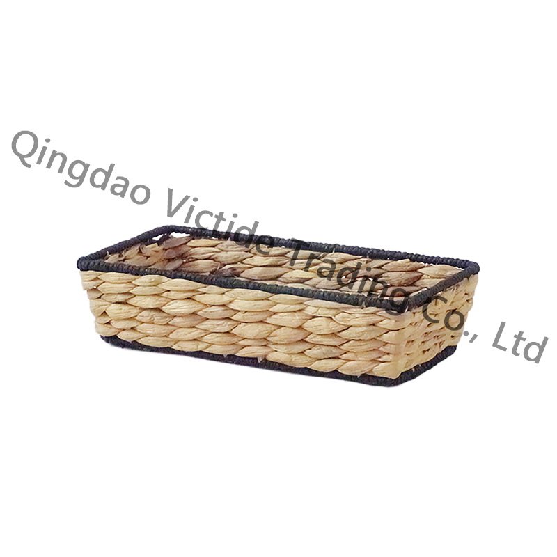 Rectangle Natural Water Hyacinth Tray